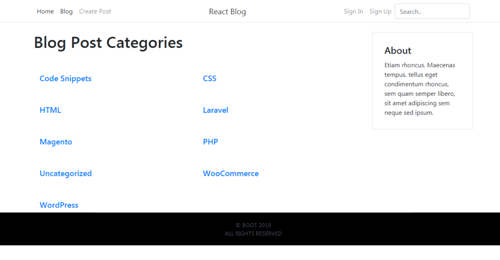 Reactjs Template Integration With Axios And Wordpress Rest Api Narinder Singh