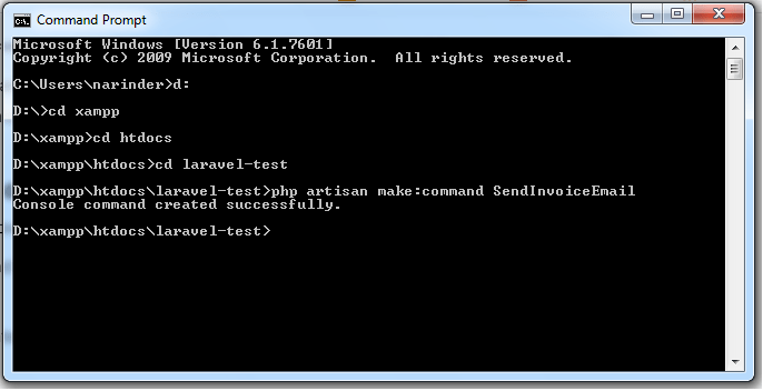 Create A Custom Command In Laravel Application And Implement As A Cron Job On A Webserver