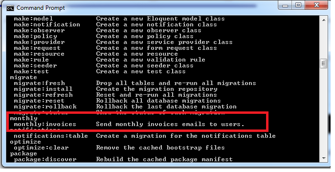 Create A Custom Command In Laravel Application And Implement As A Cron Job On A Webserver